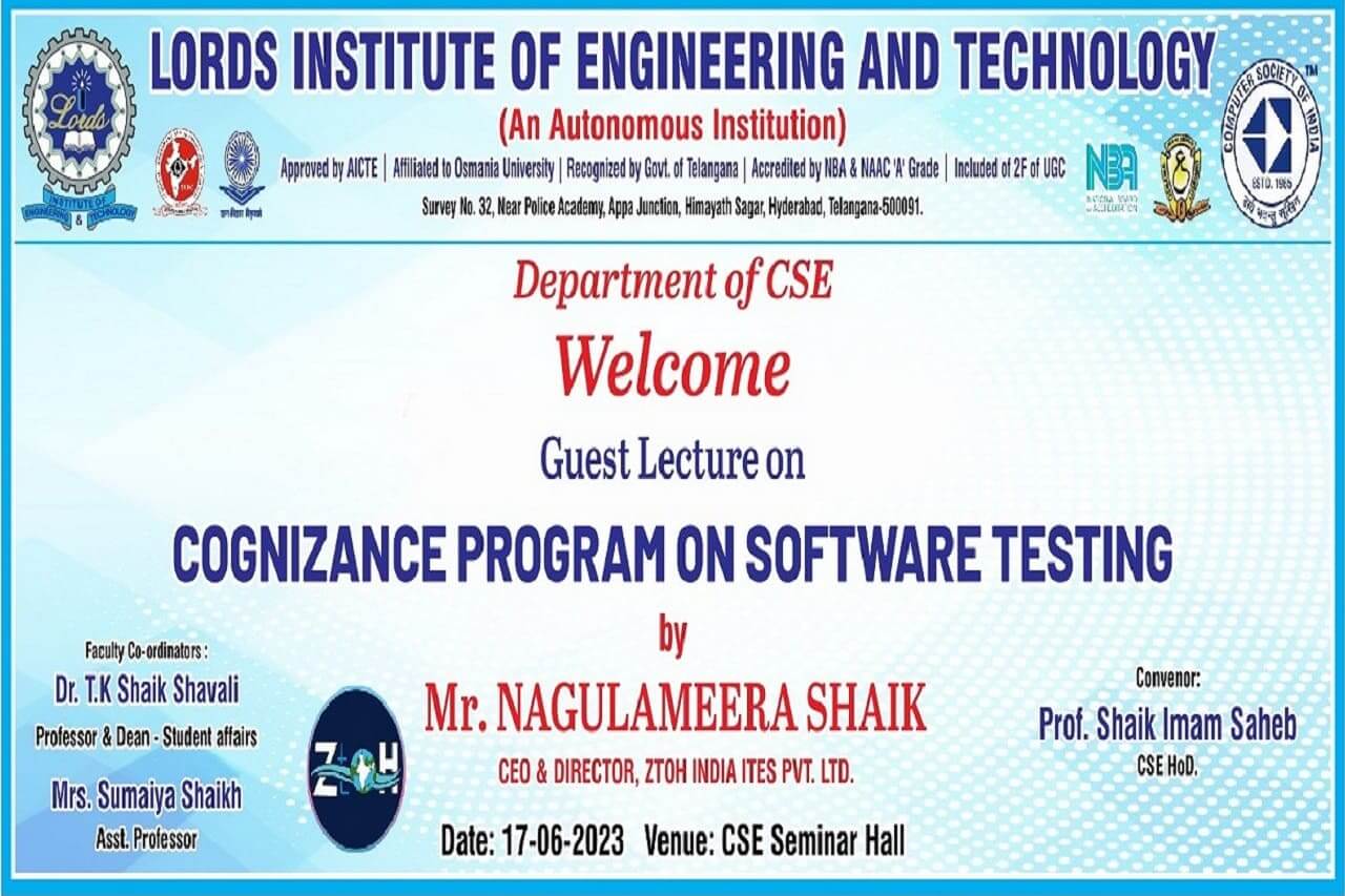 Lords Institute of Engineering and Technology – Official Website