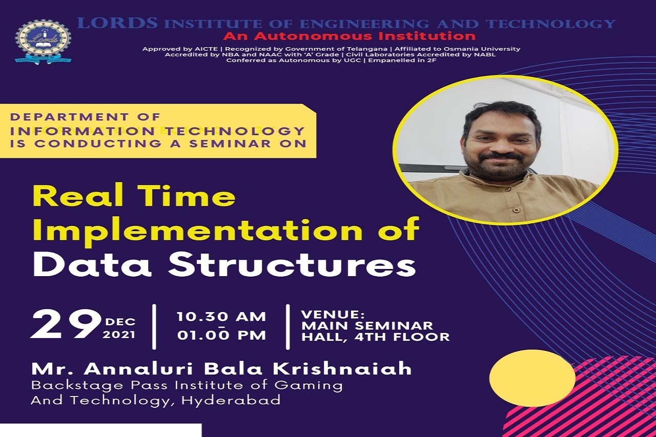 Seminar on Real Time Implementation of Data Structures - Lords ...