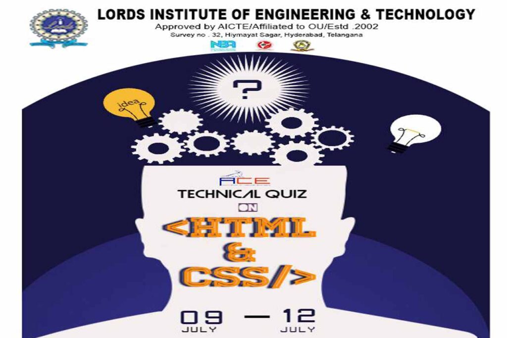A Technical quiz on HTML and CSS - Lords Institute of Engineering and ...