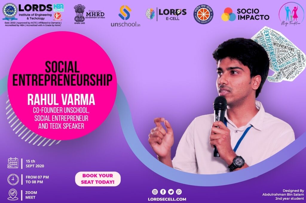 Social Entrepreneurship - Lords Institute of Engineering and Technology