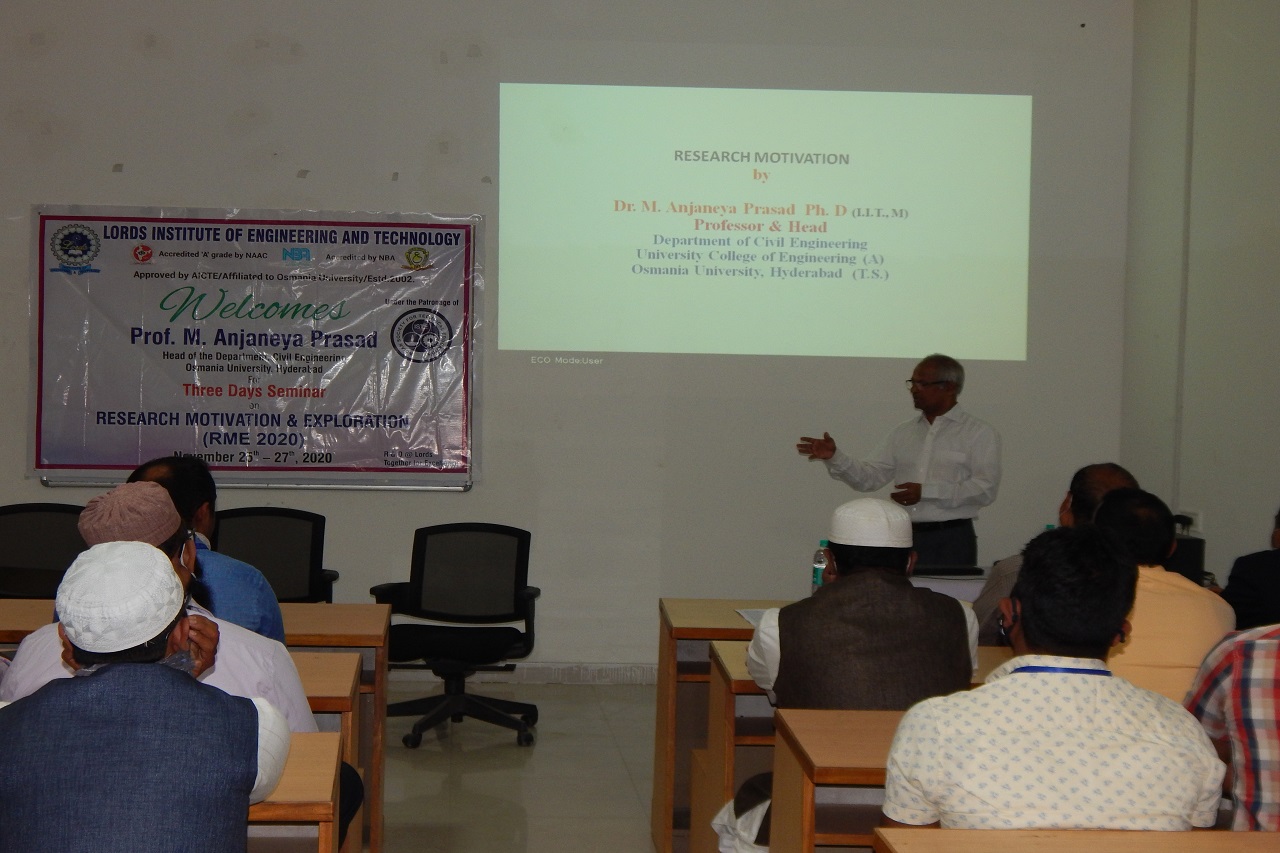 Research Motivation & Exploration - Lords Institute of Engineering and Technology