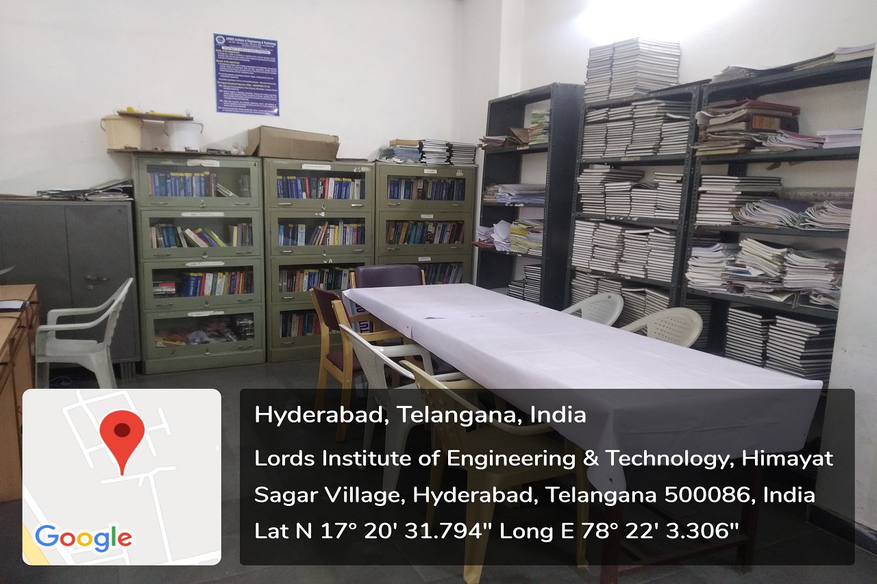 Department Library - Lords Institute of Engineering and Technology