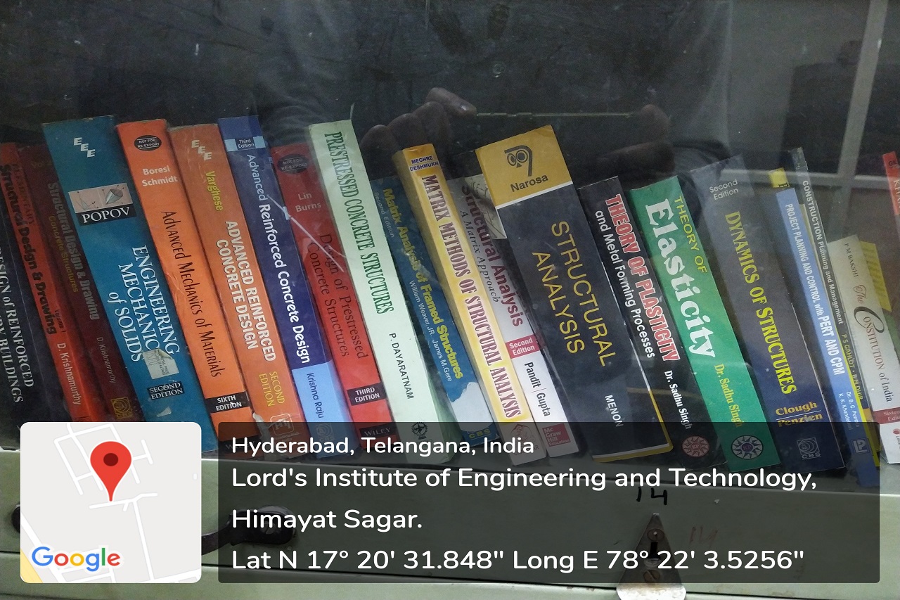 Department Library - Lords Institute of Engineering and Technology