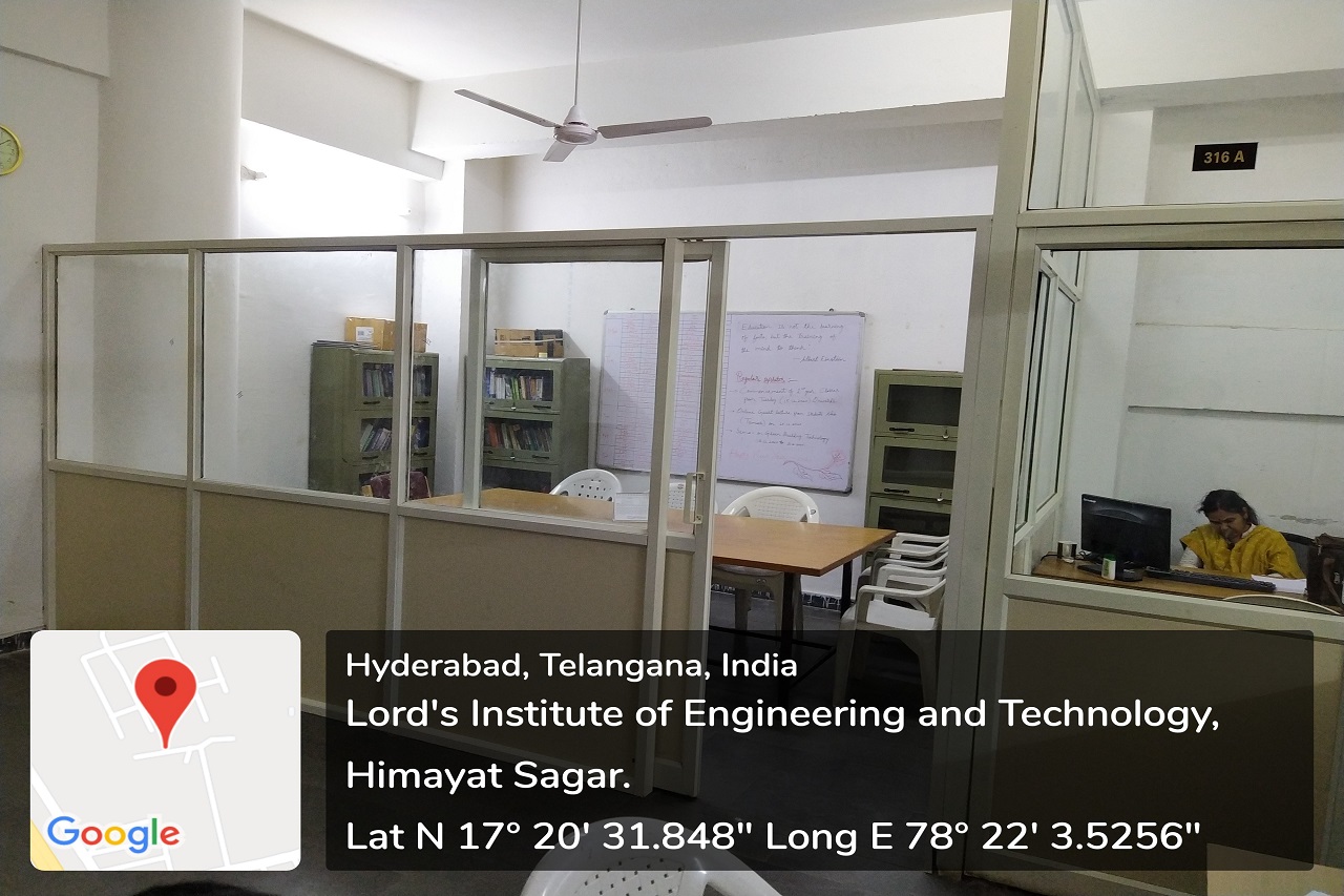 Department Library - Lords Institute of Engineering and Technology