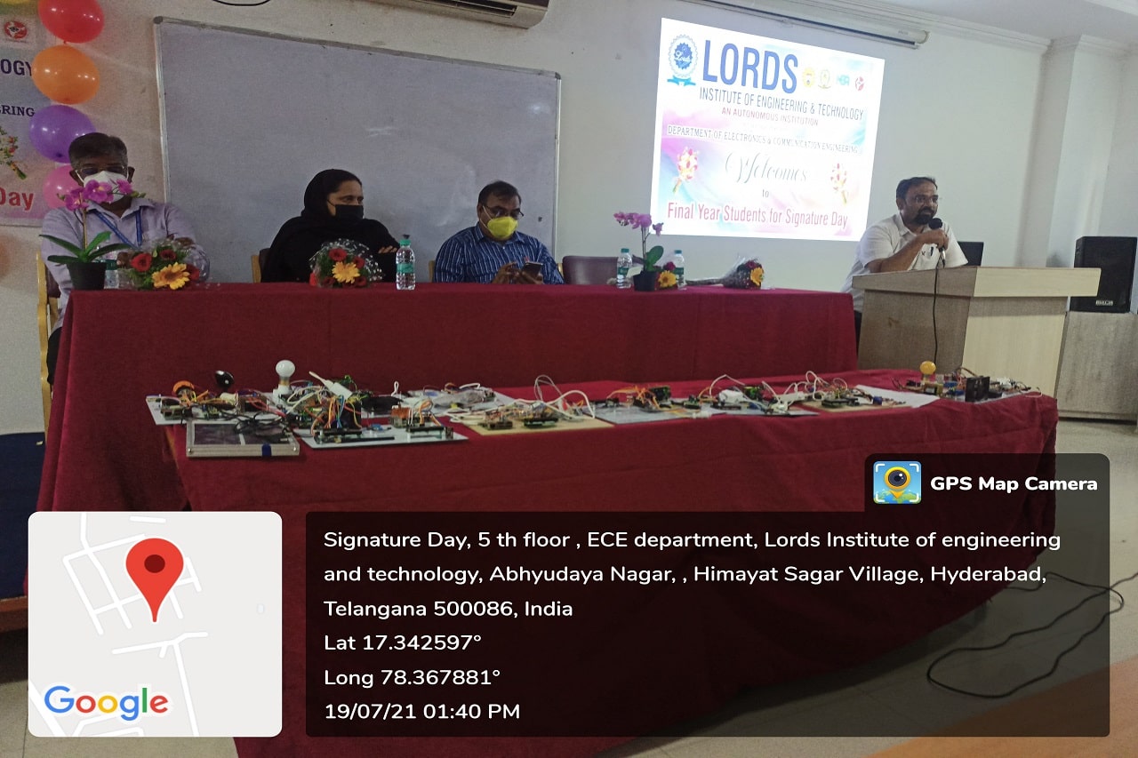ECE-Project Expo and Signature Day - Lords Institute of Engineering and ...