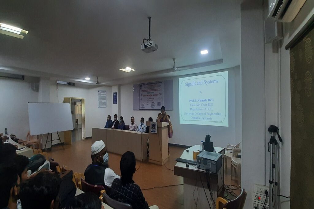 Guest Lecture On Signals And Systems Lords Institute Of Engineering And