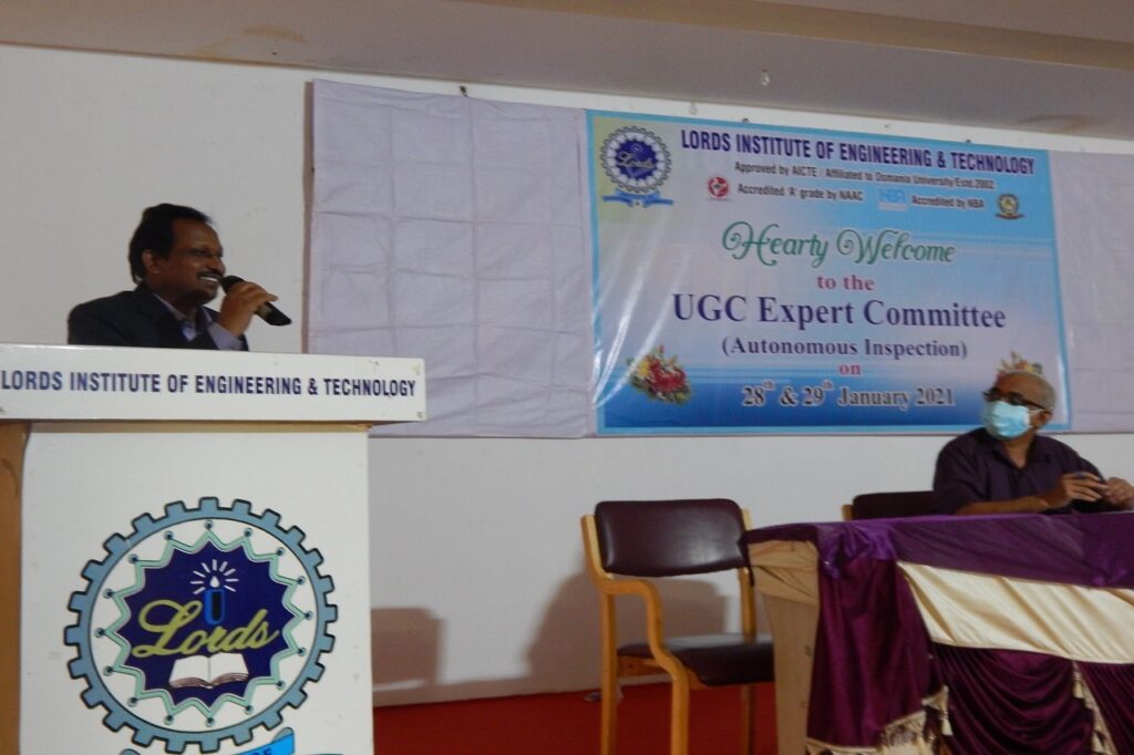 UGC Autonomy - Lords Institute of Engineering and Technology