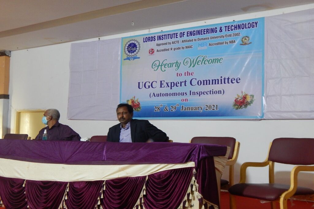 UGC Autonomy - Lords Institute of Engineering and Technology