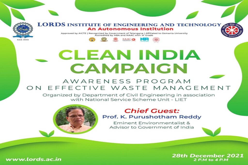 Clean India Campaign Awareness Program on Effective Waste Management ...