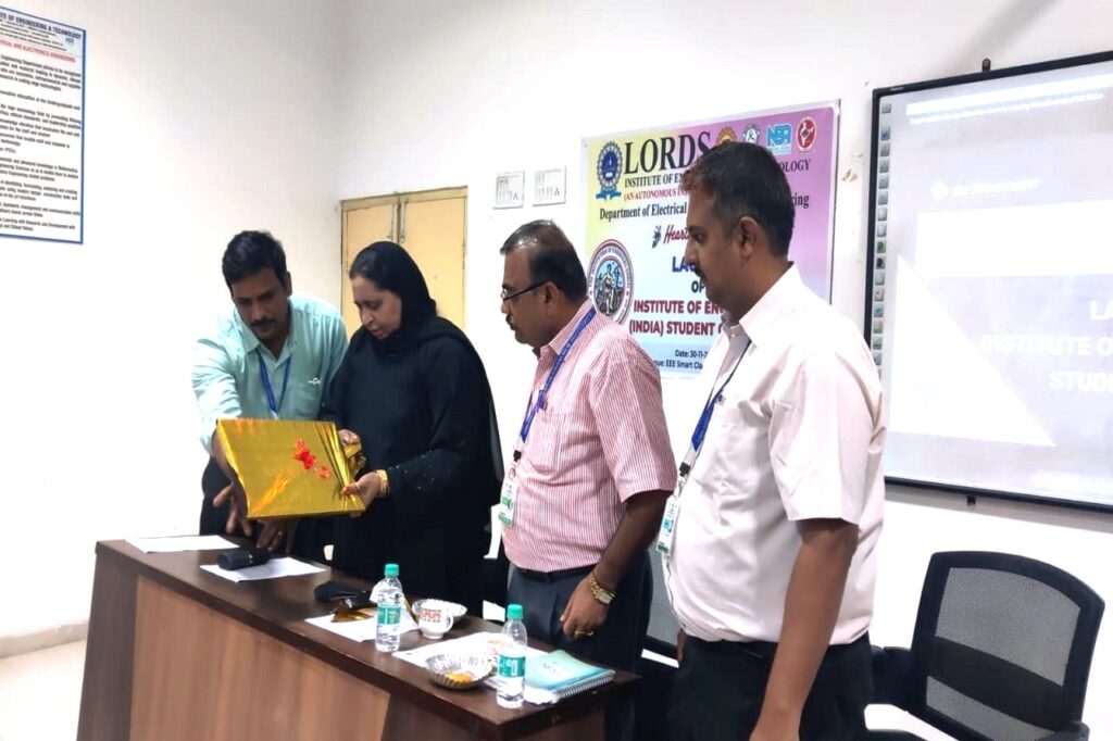 Launch of IEI Student Chapter - Lords Institute of Engineering and ...