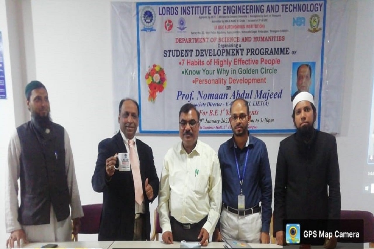 Student Development Programme - Lords Institute of Engineering and ...