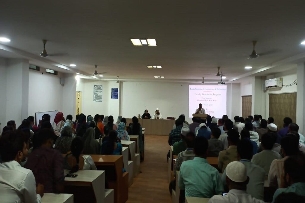 Faculty Orientation Programme - Lords Institute of Engineering and Technology