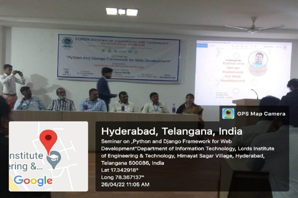 Seminar on Python and Django framework for Web Development - Lords ...