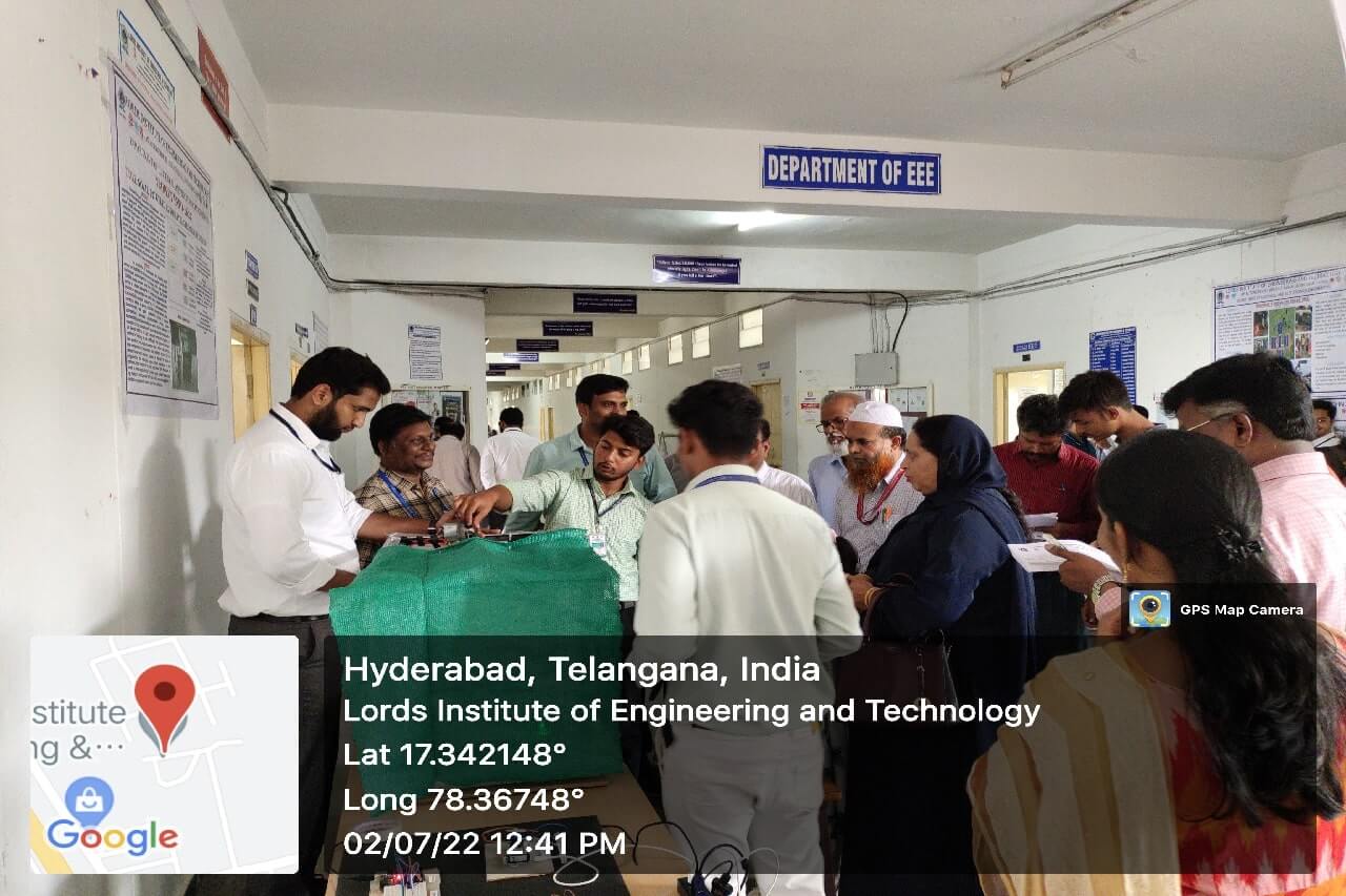Project Expo - 2K22 (EEE) - Lords Institute of Engineering and Technology