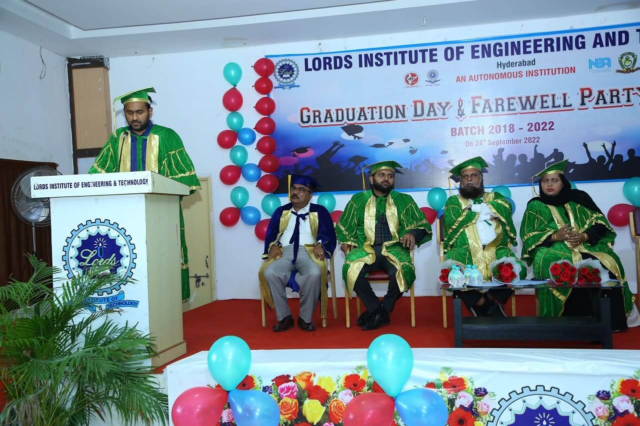 Graduation Day 2022 - Lords Institute of Engineering and Technology