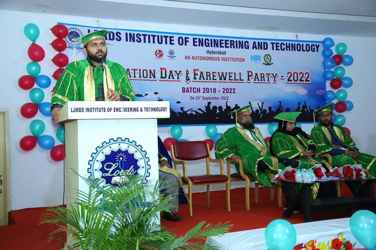 Graduation Day 2022 - Lords Institute of Engineering and Technology