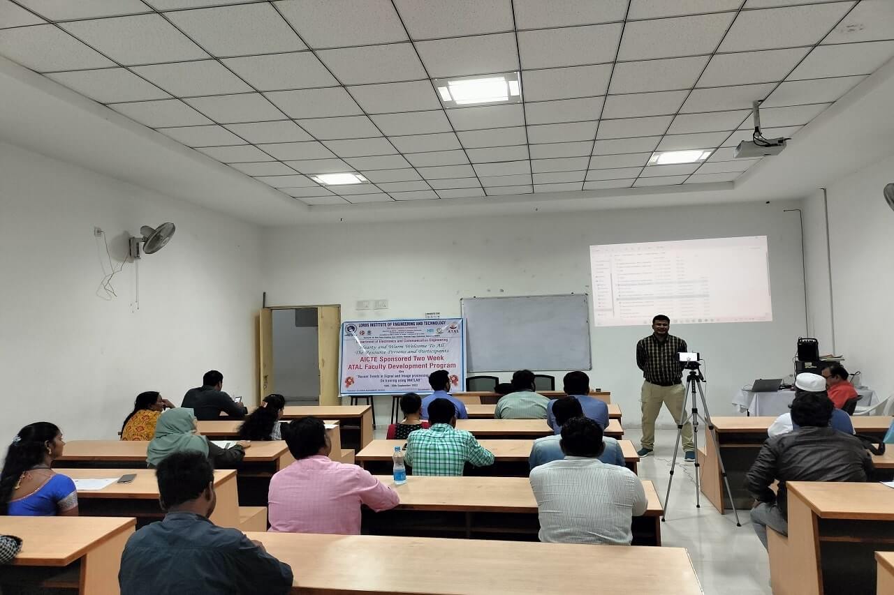 ATAL AICTE Sponsored Two Week FDP On “RTSIP with Hands_on training ...