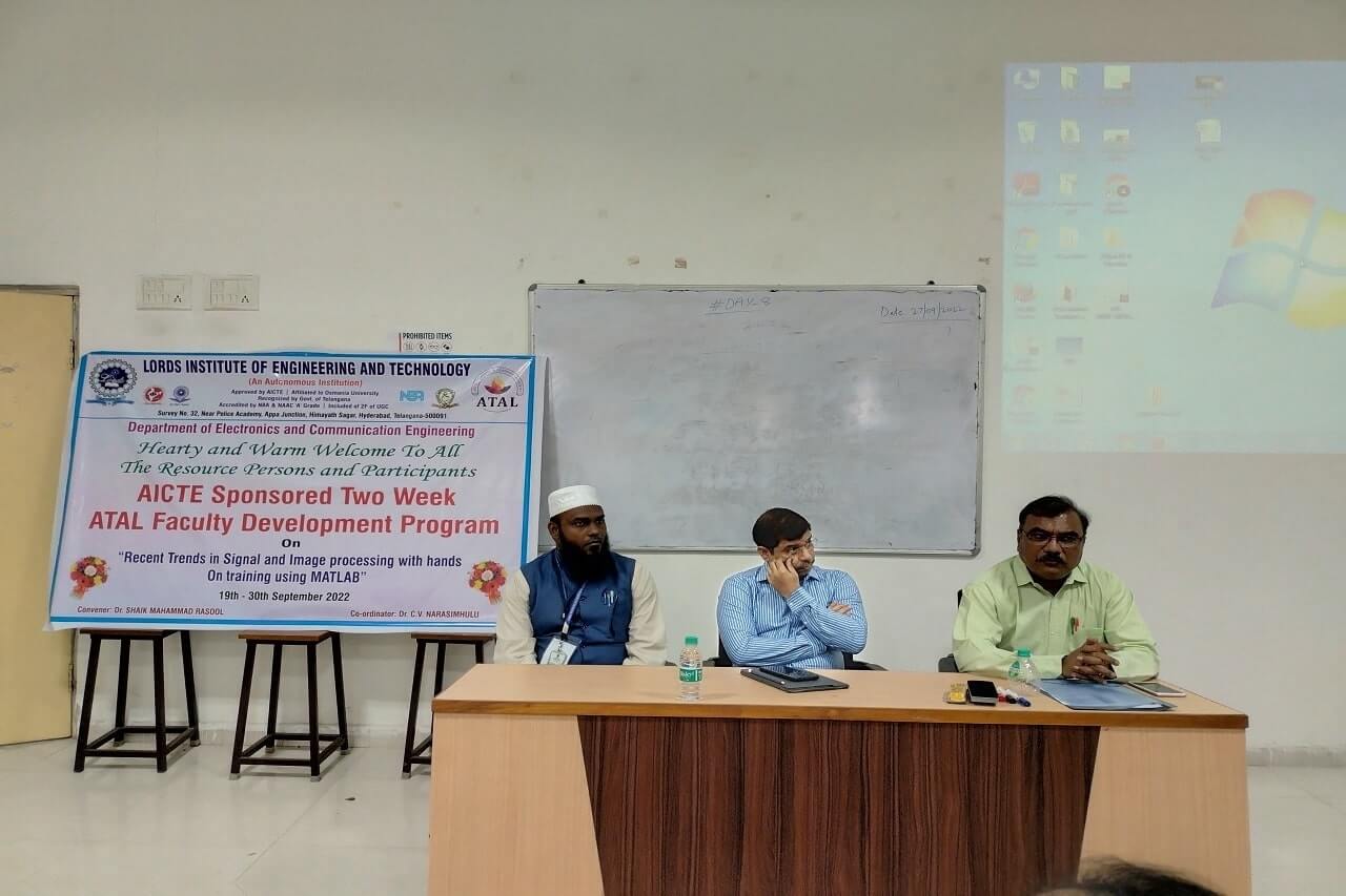 ATAL AICTE Sponsored Two Week FDP On “RTSIP with Hands_on training ...