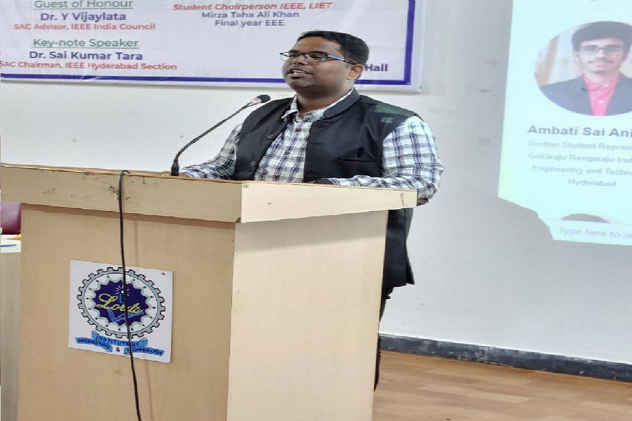 Inauguration of IEEE Student Branch - Lords Institute of Engineering ...