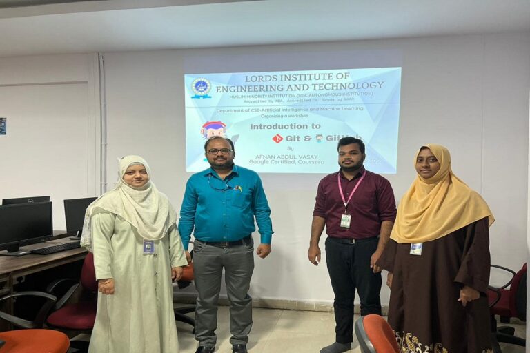 Introduction to Git & Git-Hub - Lords Institute of Engineering and Technology