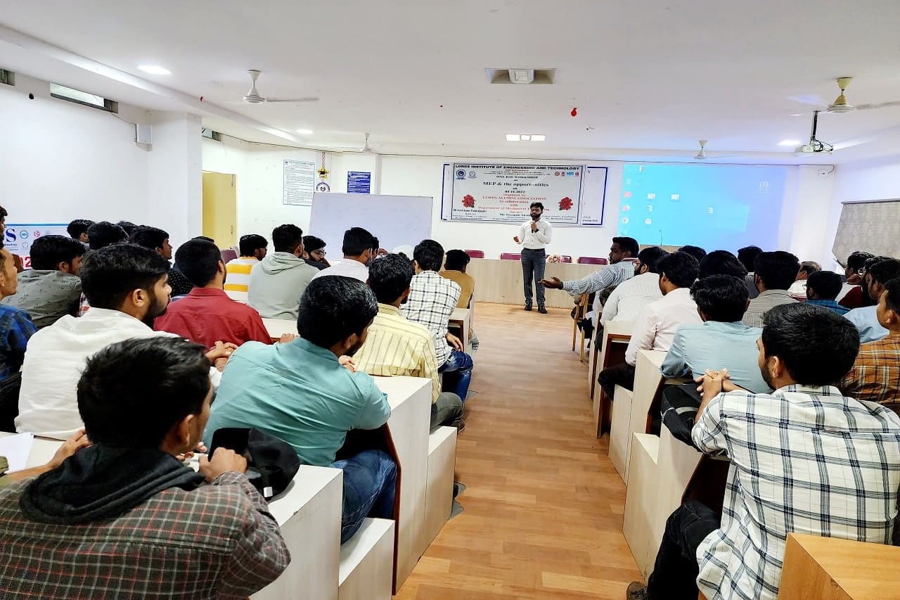 One Day Workshop on MEP & Opportunities - Lords Institute of Engineering and Technology