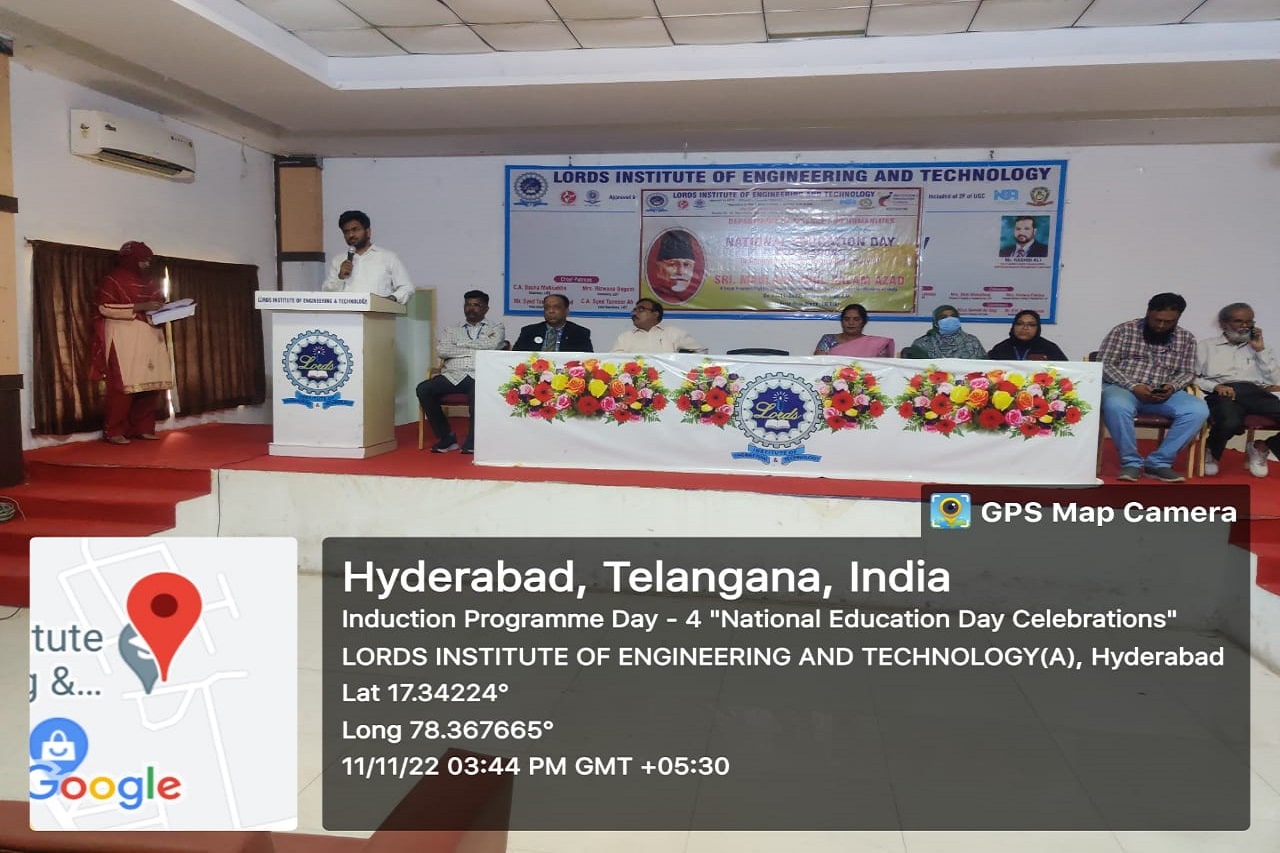 National Education Day Celebration - Lords Institute of Engineering and Technology