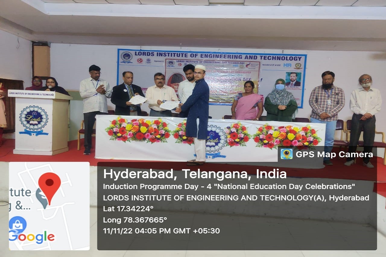 National Education Day Celebration - Lords Institute of Engineering and Technology