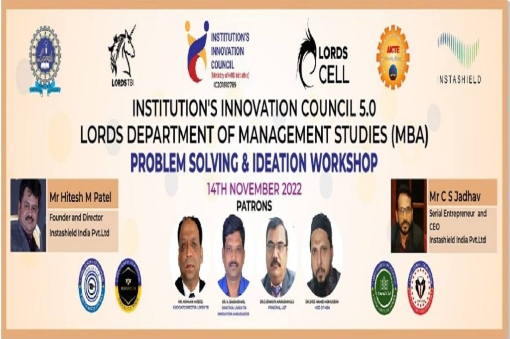 Problem Solving & Ideation Workshop - Lords Institute of Engineering and Technology
