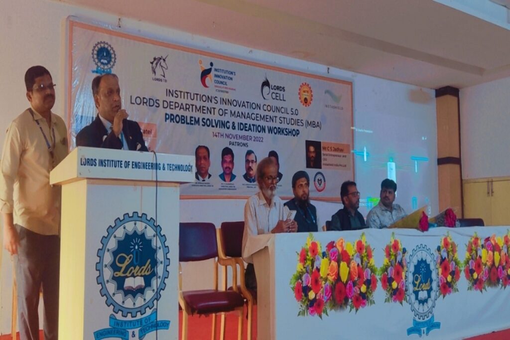 Problem Solving & Ideation Workshop - Lords Institute of Engineering and Technology