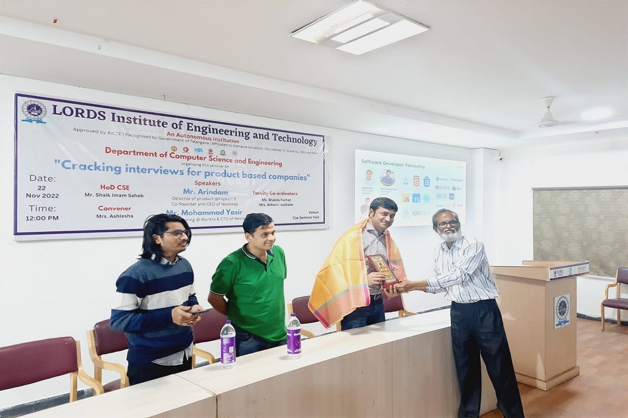 Seminar On Cracking Interviews For Product Based Companies Lords