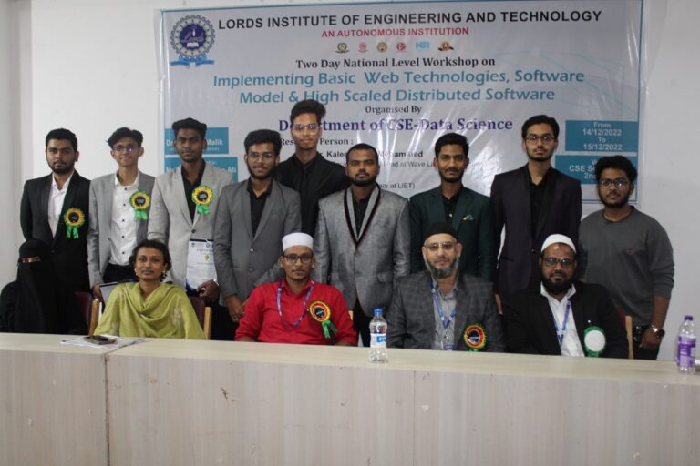 Basic Web Technologies - Lords Institute of Engineering and Technology