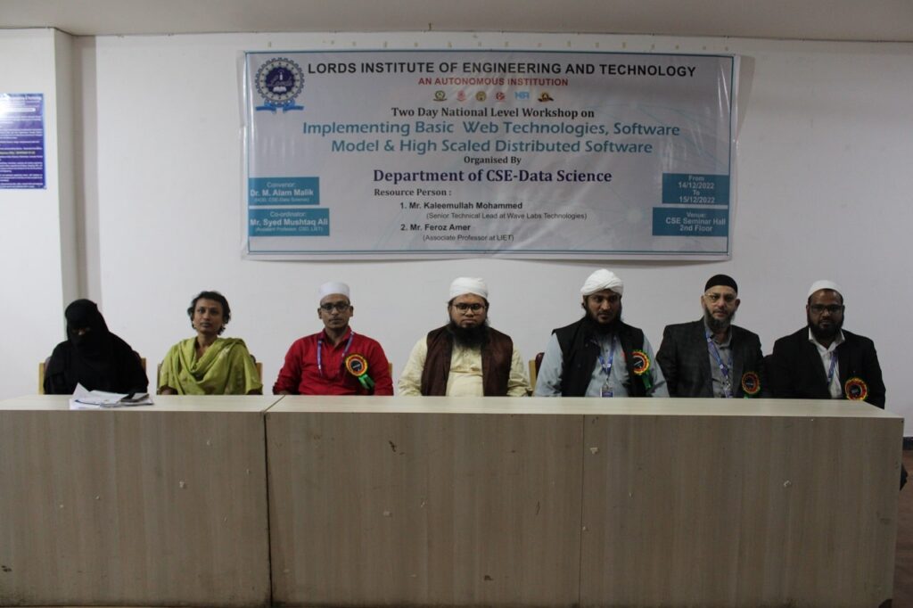 Basic Web Technologies - Lords Institute of Engineering and Technology