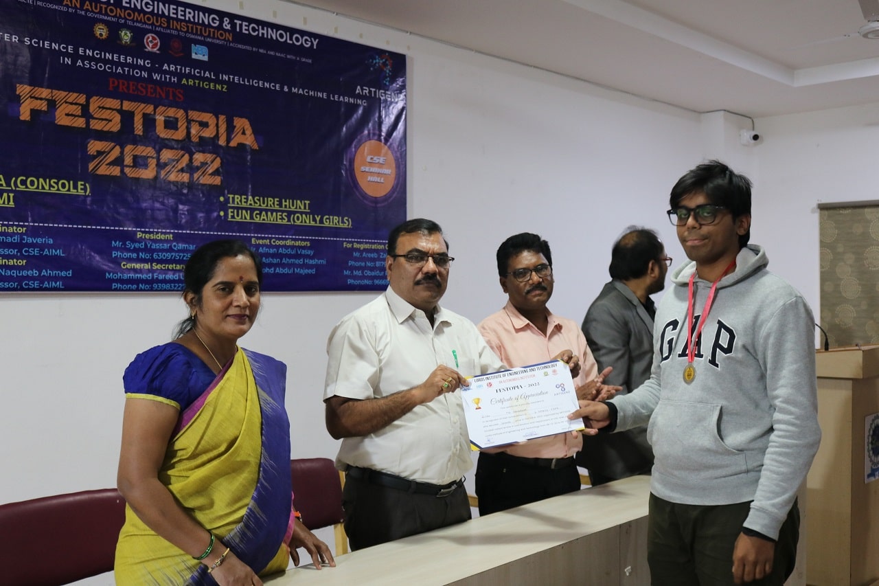 Festopia 2022 - Lords Institute of Engineering and Technology