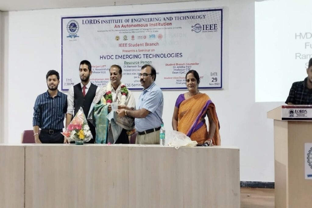 HVDC Emerging Technologies - Lords Institute of Engineering and Technology