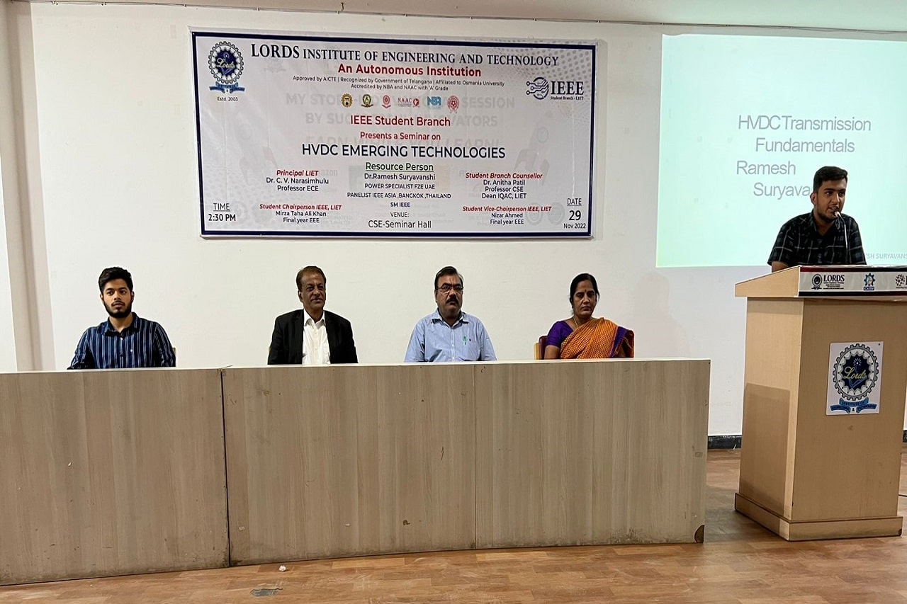 HVDC Emerging Technologies - Lords Institute of Engineering and Technology