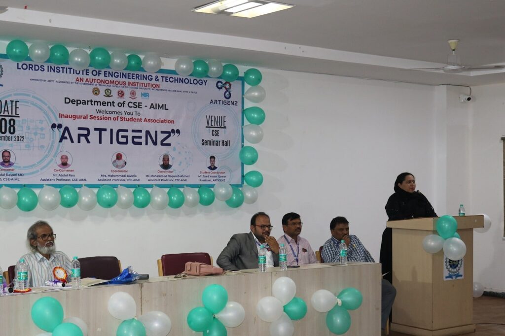 Inauguration of Artigenz - Lords Institute of Engineering and Technology