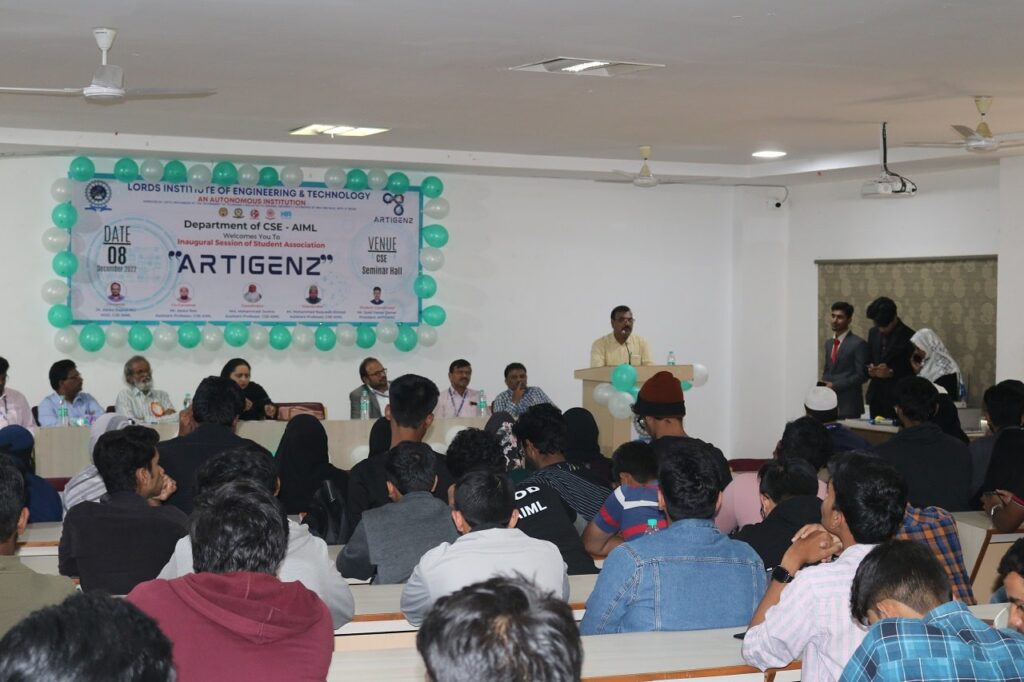 Inauguration of Artigenz - Lords Institute of Engineering and Technology