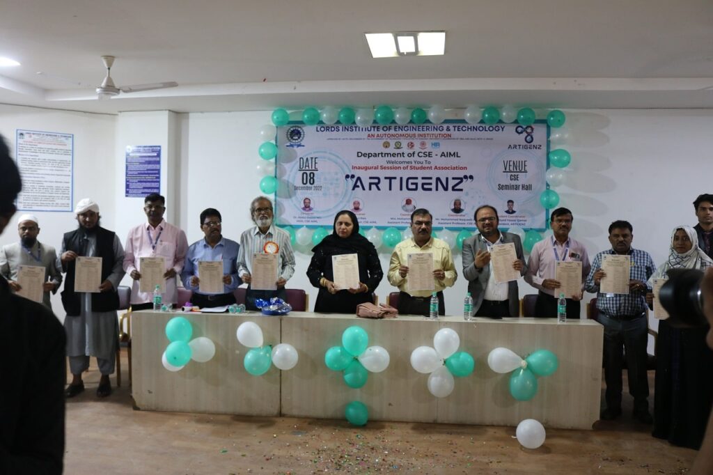 Inauguration of Artigenz - Lords Institute of Engineering and Technology