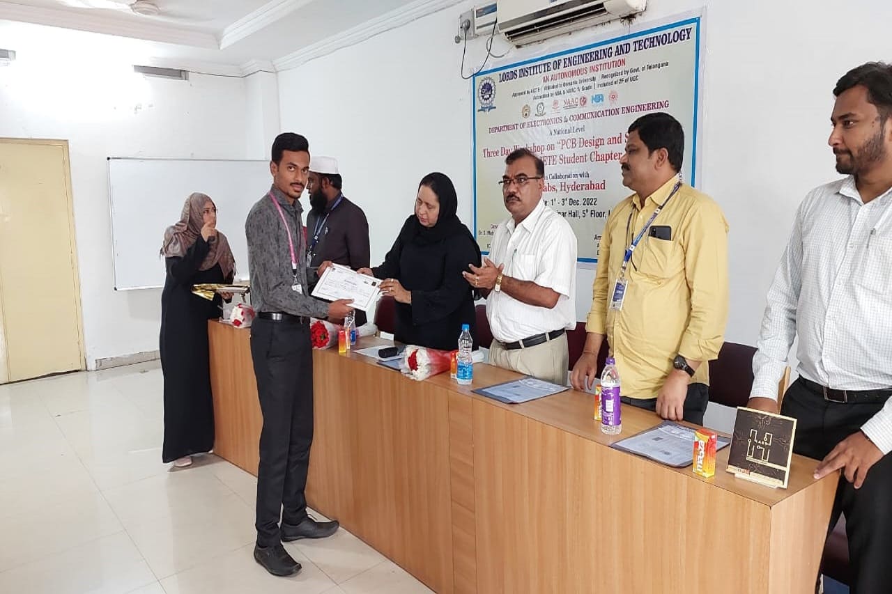 A National level 3 days workshop on ” PCB Design and Simulation ...