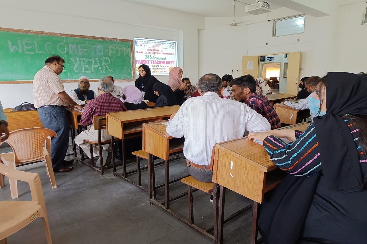 Parent Teacher Meet – CSE - Lords Institute of Engineering and Technology