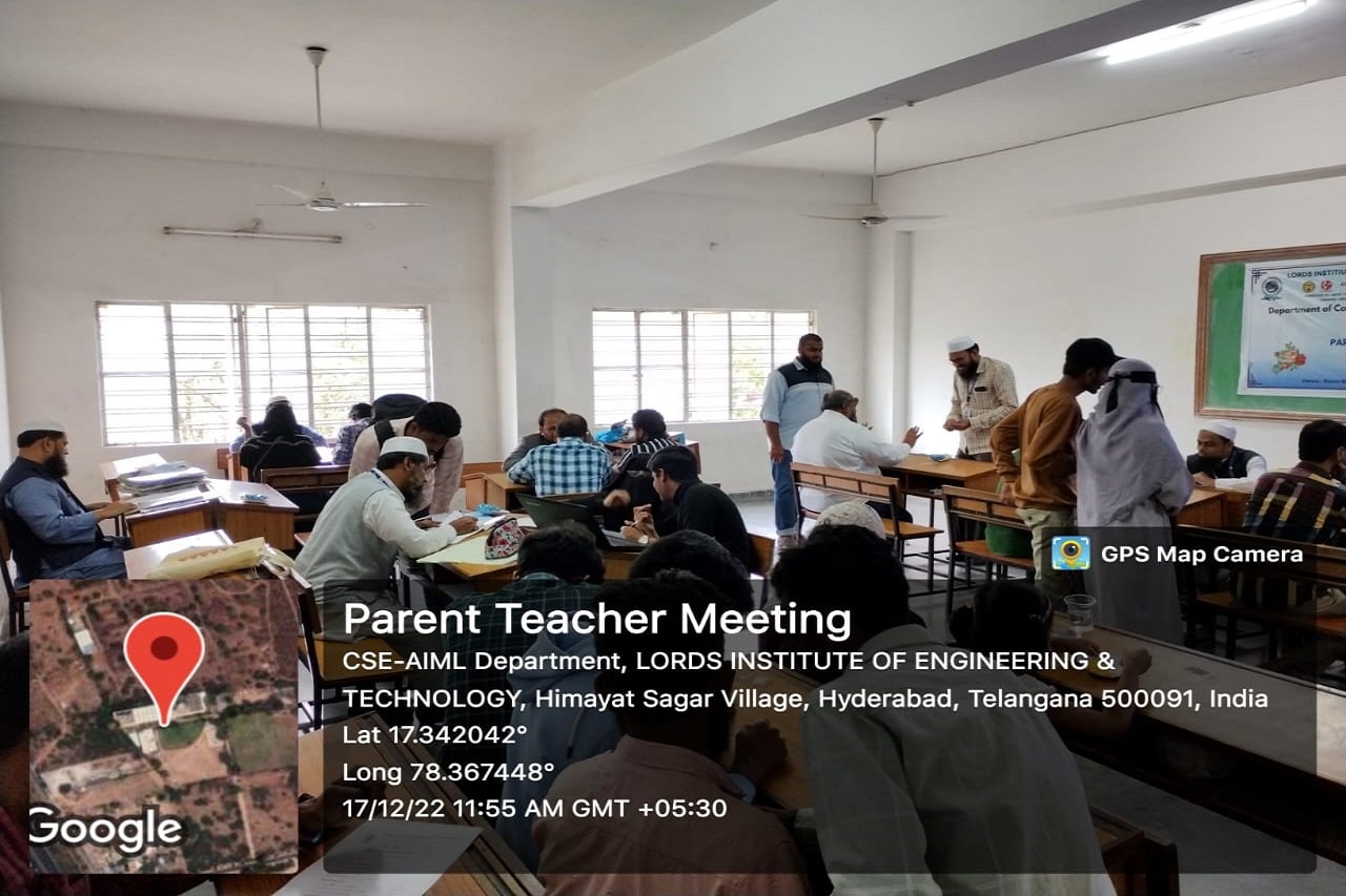 Parent Teachers Meeting-CSE(AIML) - Lords Institute of Engineering and ...