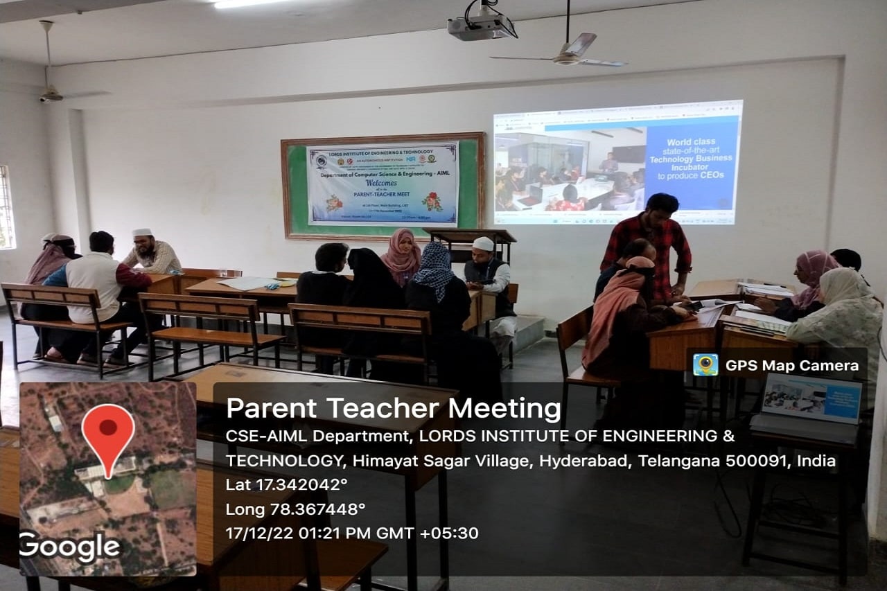 Parent Teachers Meeting-CSE(AIML) - Lords Institute of Engineering and ...