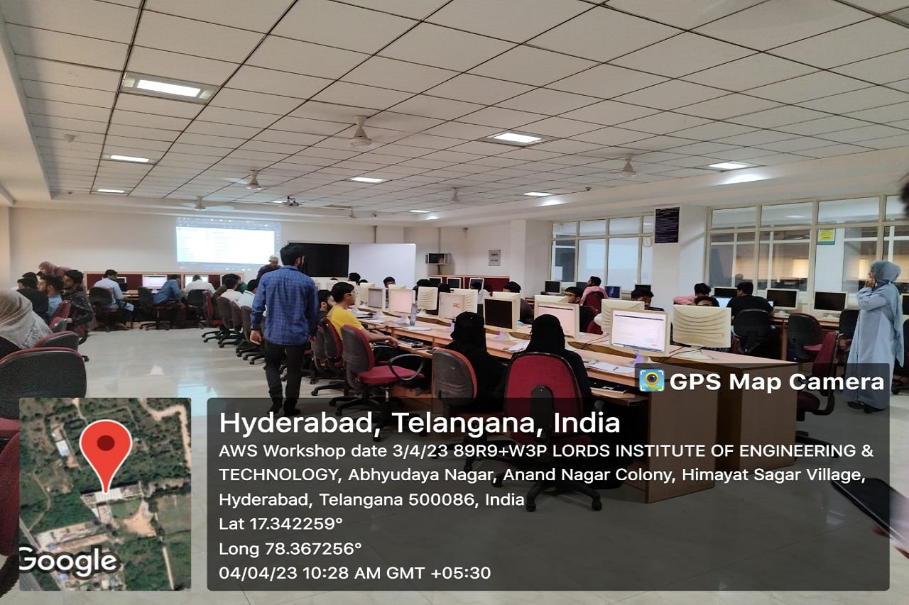 A 3-Day Workshop on Amazon Web Services - Lords Institute of ...