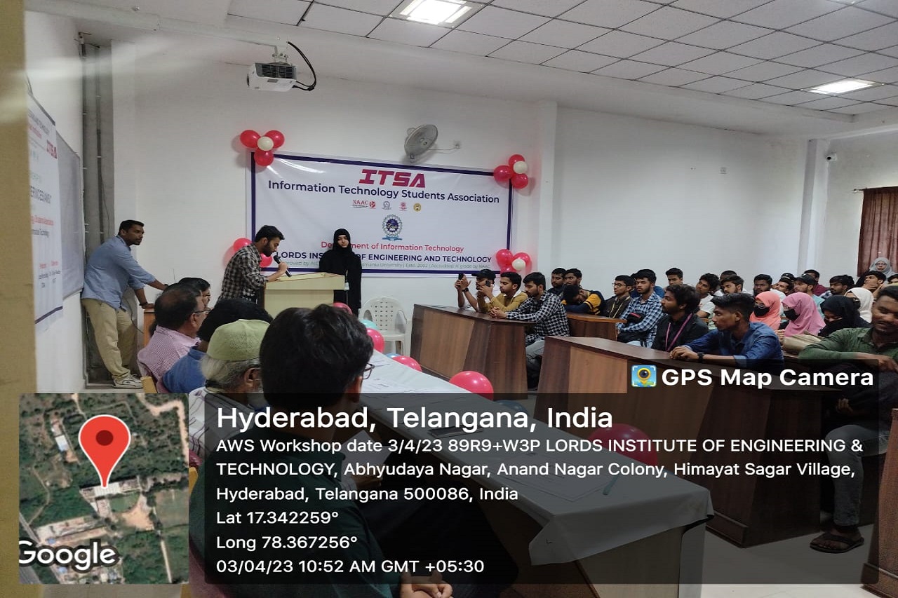 A 3-Day Workshop on Amazon Web Services - Lords Institute of ...