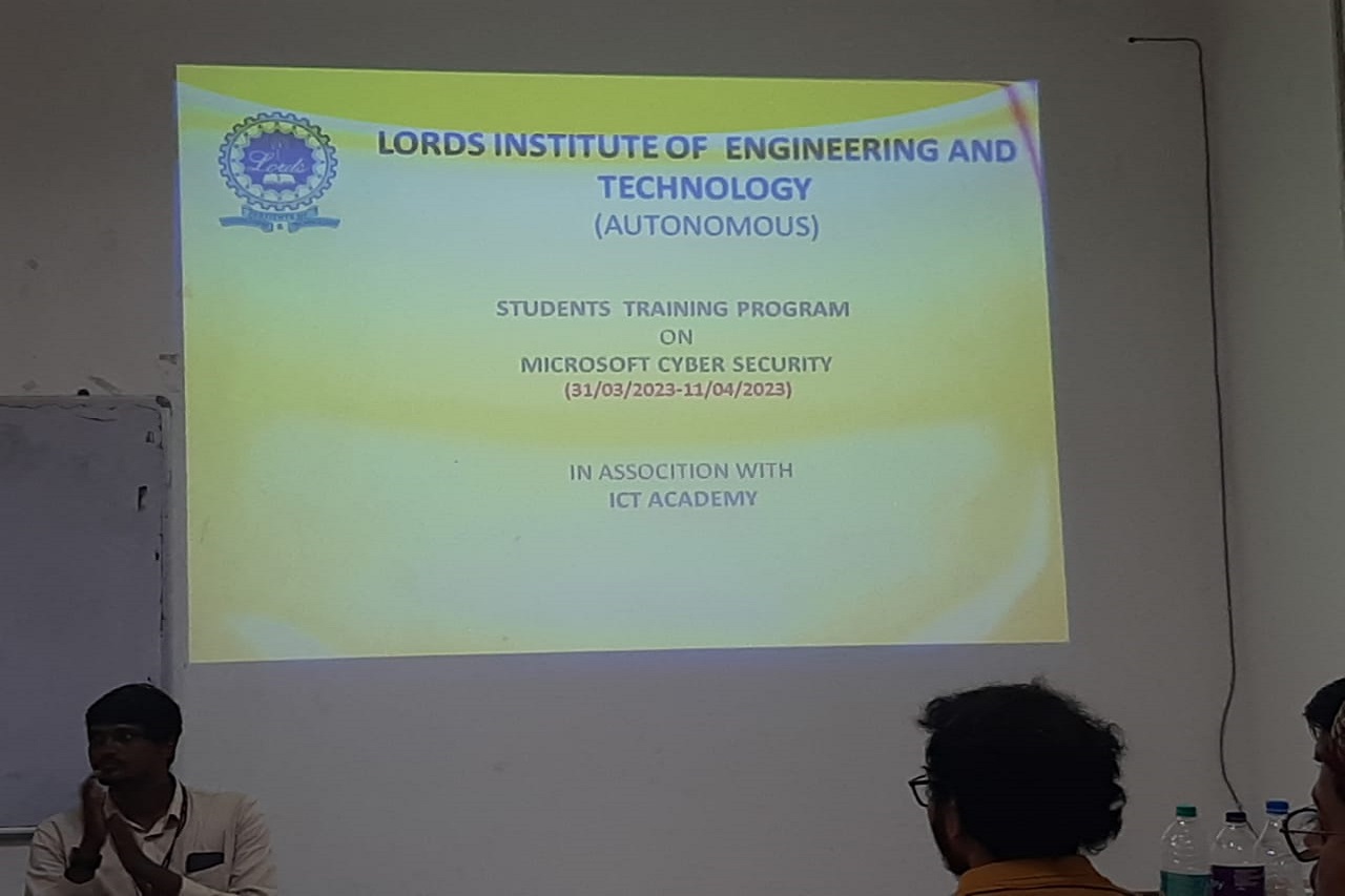 Microsoft Cyber Security Training - Lords Institute of Engineering and ...