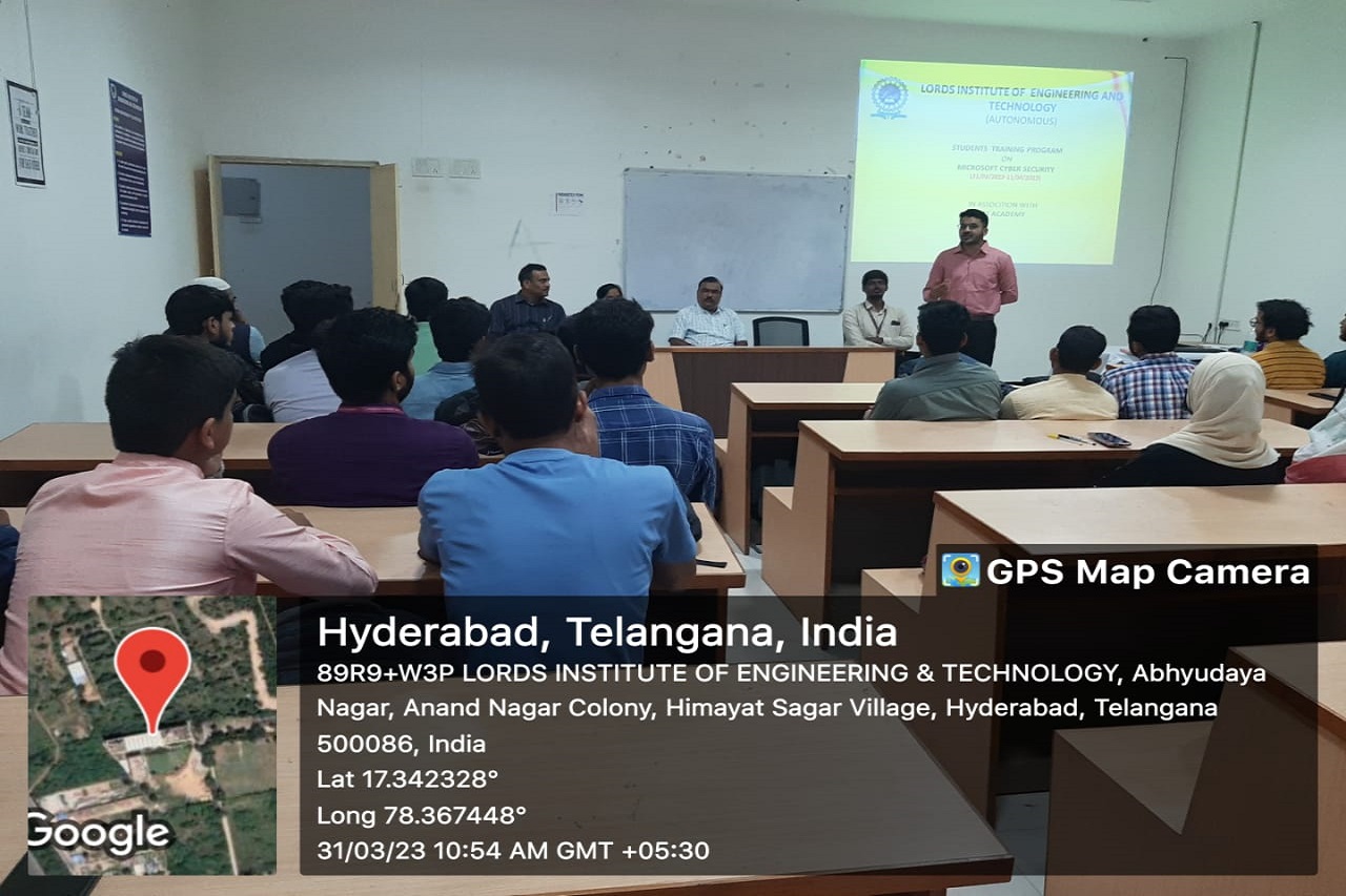 Microsoft Cyber Security Training - Lords Institute of Engineering and ...