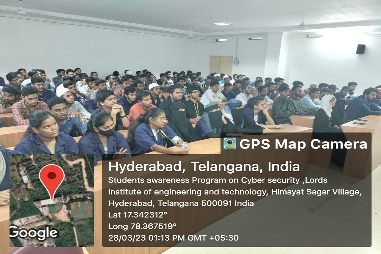 Student Awareness Program on Cyber Security - Lords Institute of ...