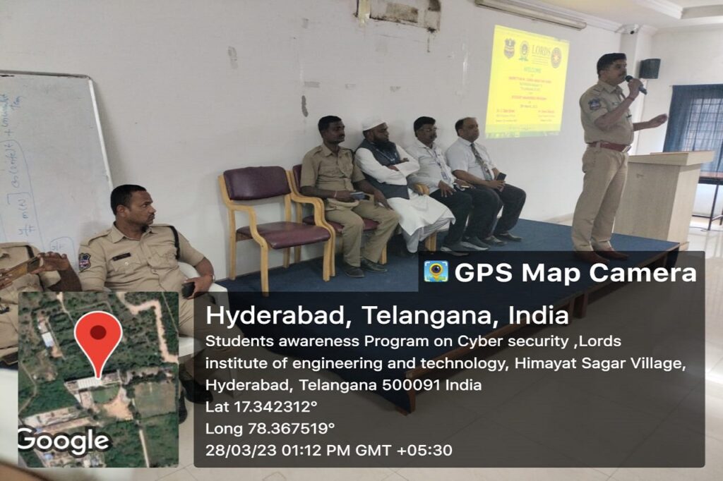 Student Awareness Program on Cyber Security - Lords Institute of ...