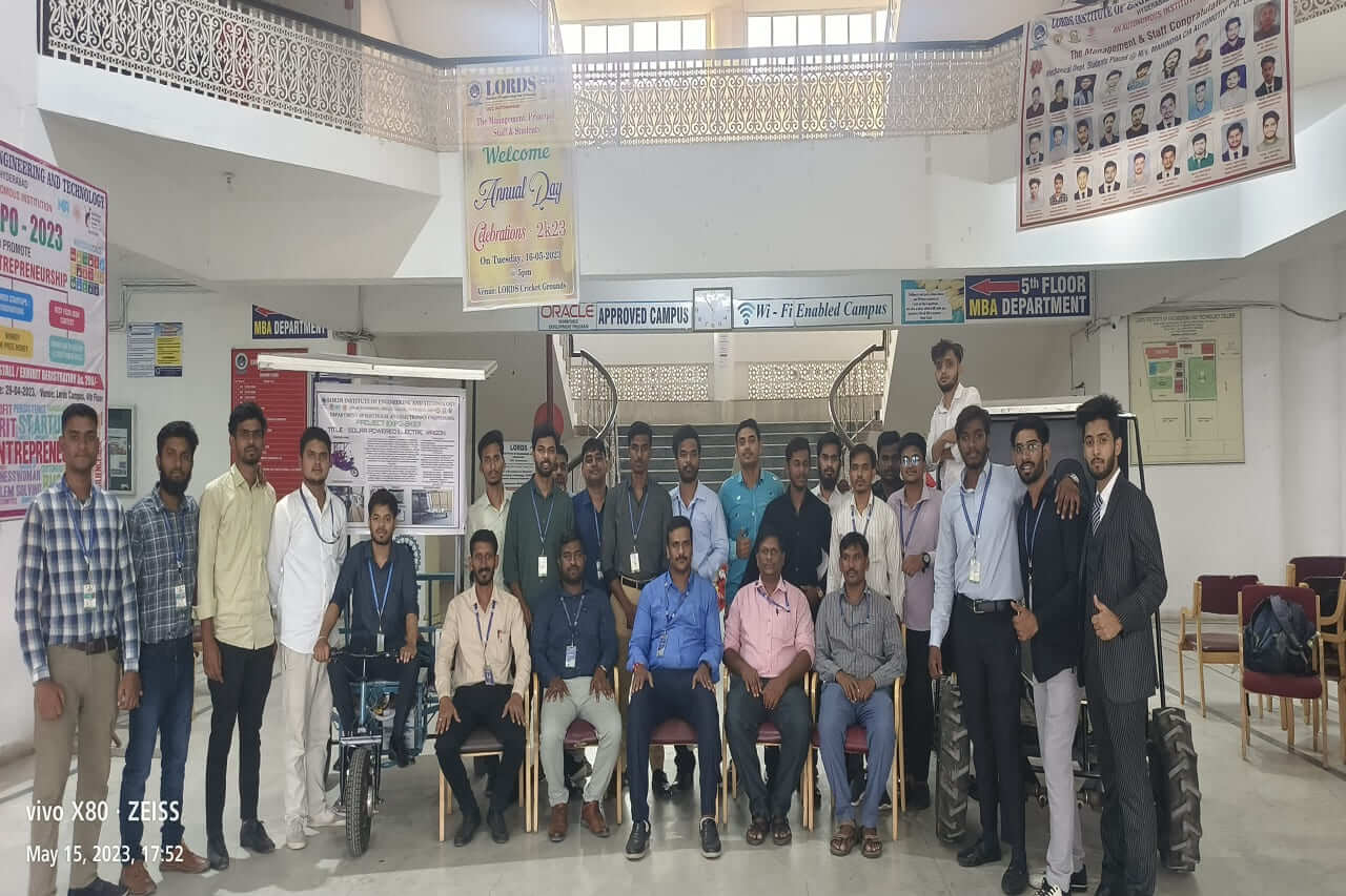 Project Expo-2K23 (EEE) - Lords Institute of Engineering and Technology