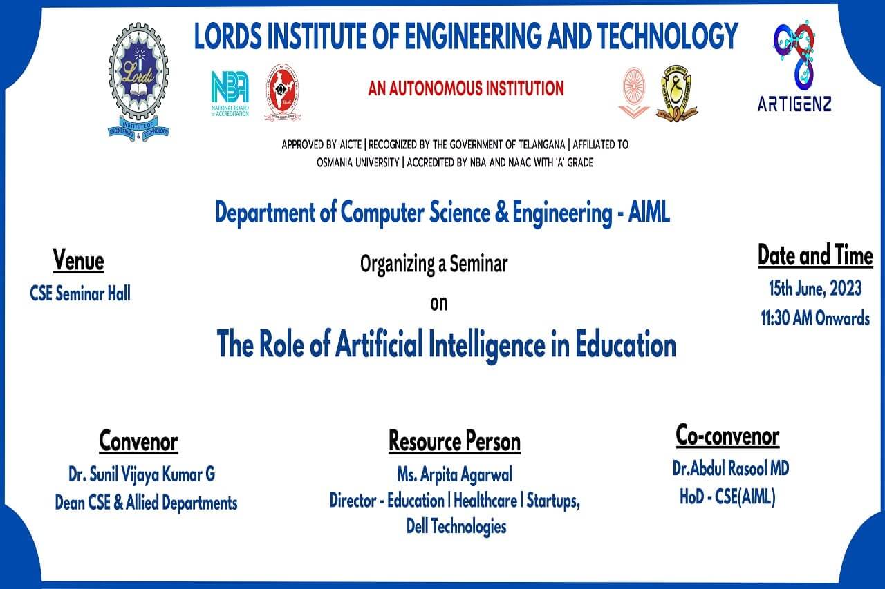 Lords Institute of Engineering and Technology – Official Website